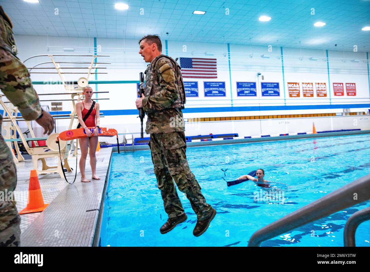 A U.S. Army soldier competing in the 2022 U.S. Army National Guard ...