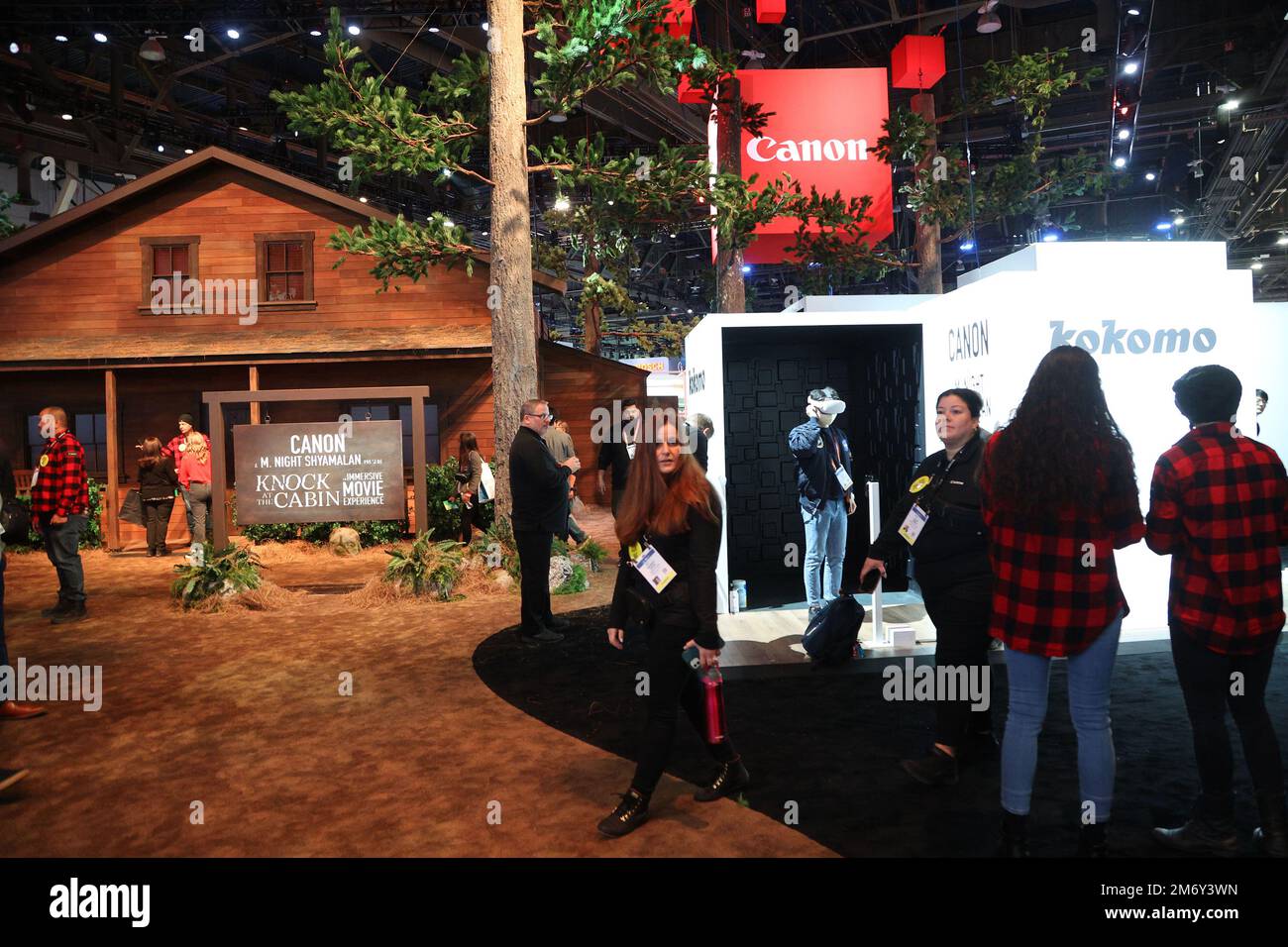 Las Vegas, United States. 05th Jan, 2023. A view of the 'Knock at the ...