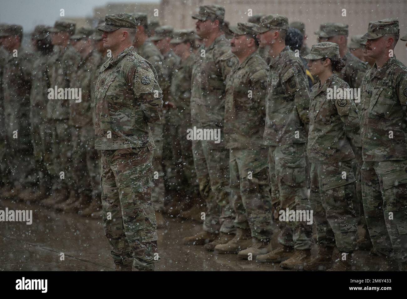 On the morning of May 9, 2022 soldiers from Charlie Company, 2-116th ...