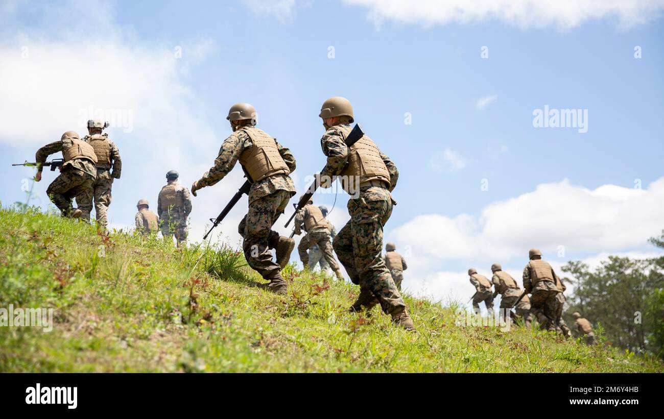U.S. Marines Corps combat engineer students with Marine Corps Engineer ...