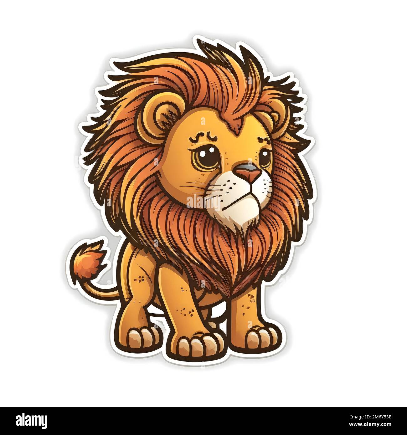 African safari animals cartoon illustration Cut Out Stock Images ...