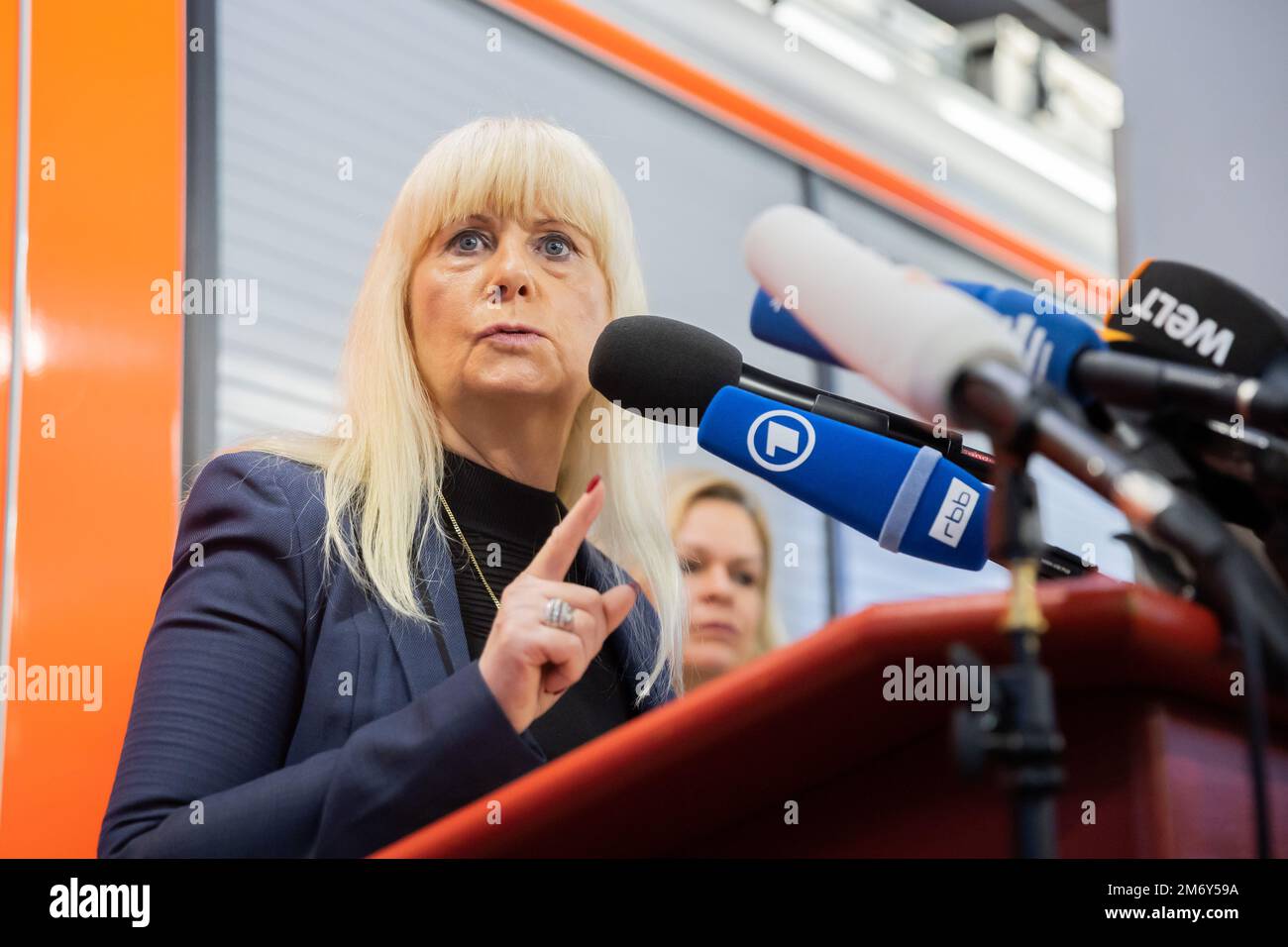 Berlin, Germany. 06th Jan, 2023. Iris Spranger (SPD), Berlin Senator ...