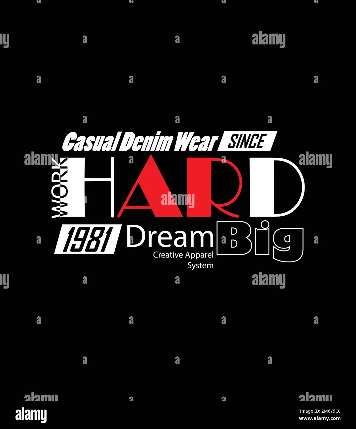 Work hard dream big vector vectors Stock Vector Images - Alamy
