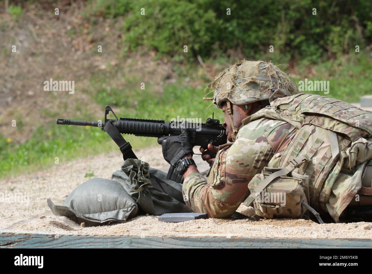 U.S. Army Pvt. Aaron Peete-Bey, 19th Expeditionary Sustainment Command ...