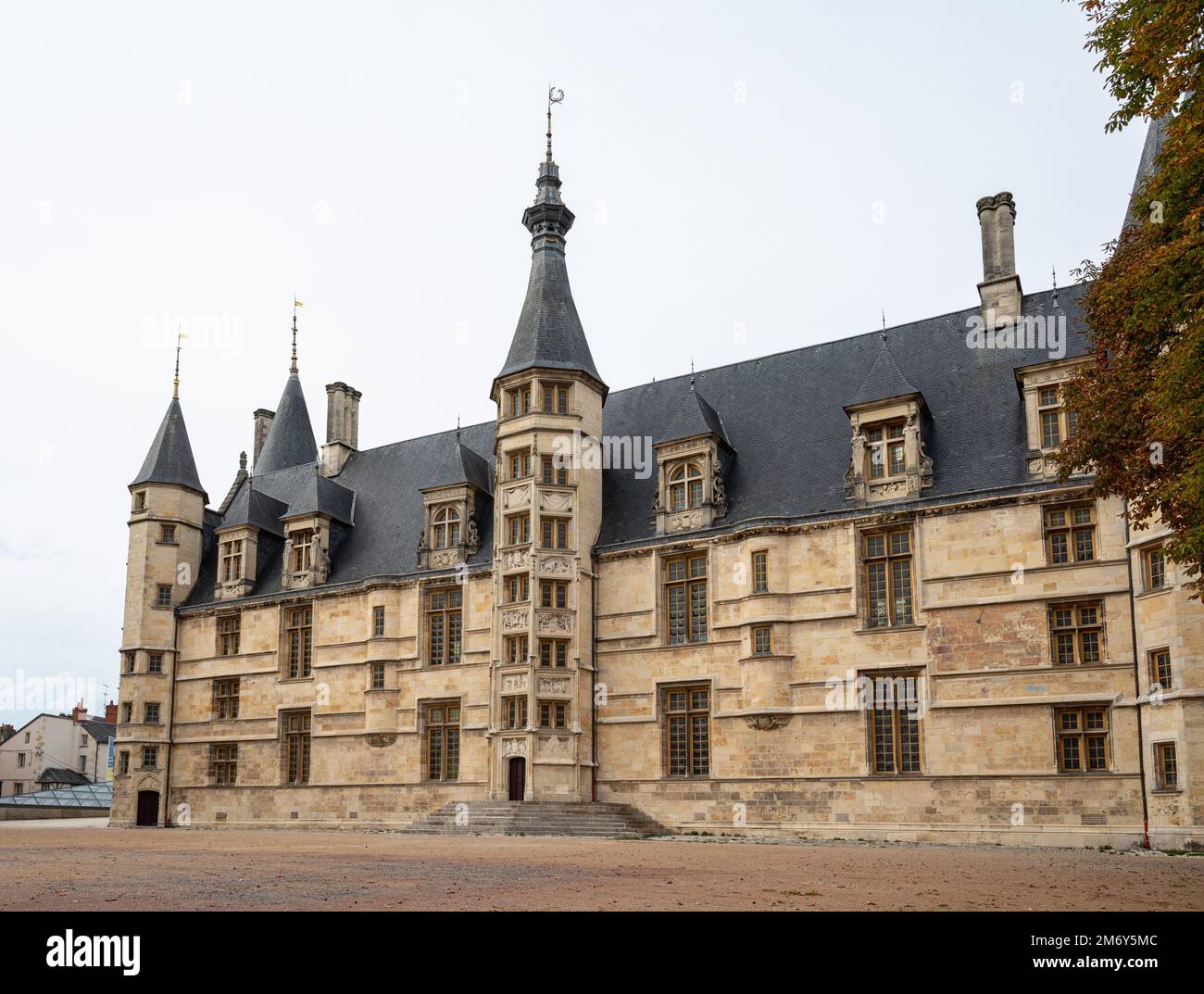 Photograph of the Ducal Palace in the city of Nevers. Burgundy, France ...