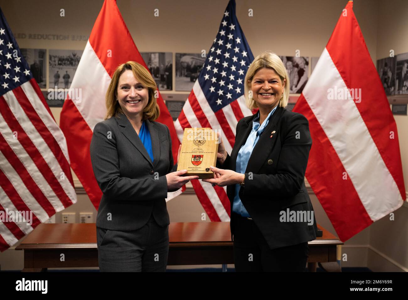 Deputy Secretary of Defense Kathleen H. Hicks and Austrian Federal ...