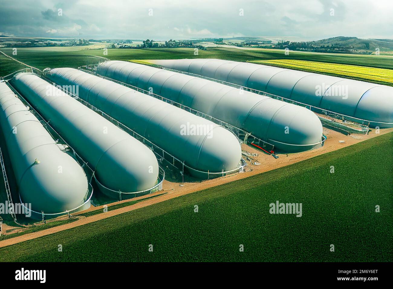 Illustration of silos hi-res stock photography and images - Alamy
