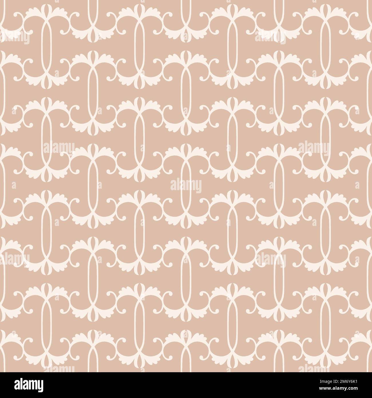 Decorative seamless pattern on a beige background. Material design for ...