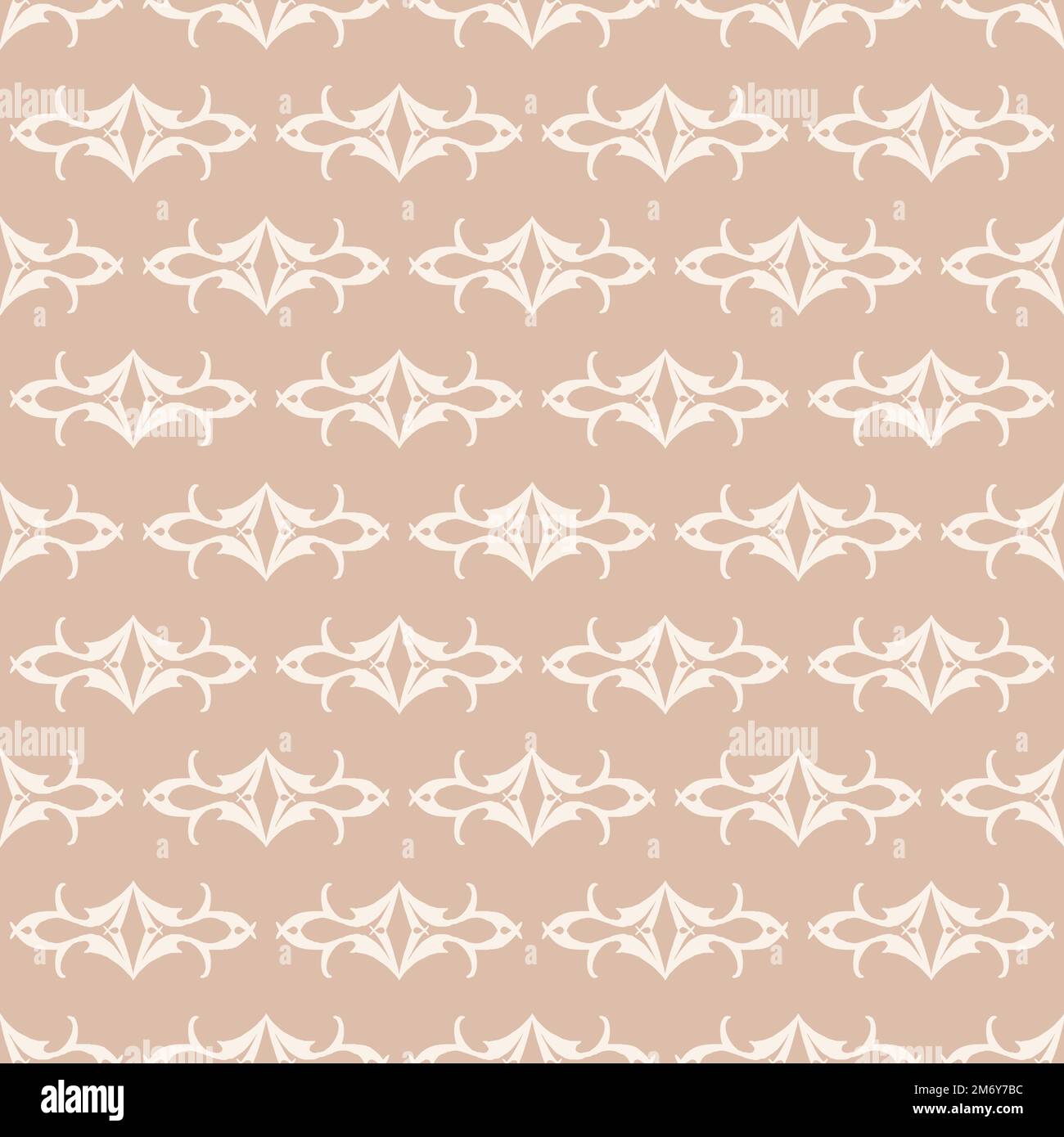 Decorative seamless pattern on a beige background. Material design for ...