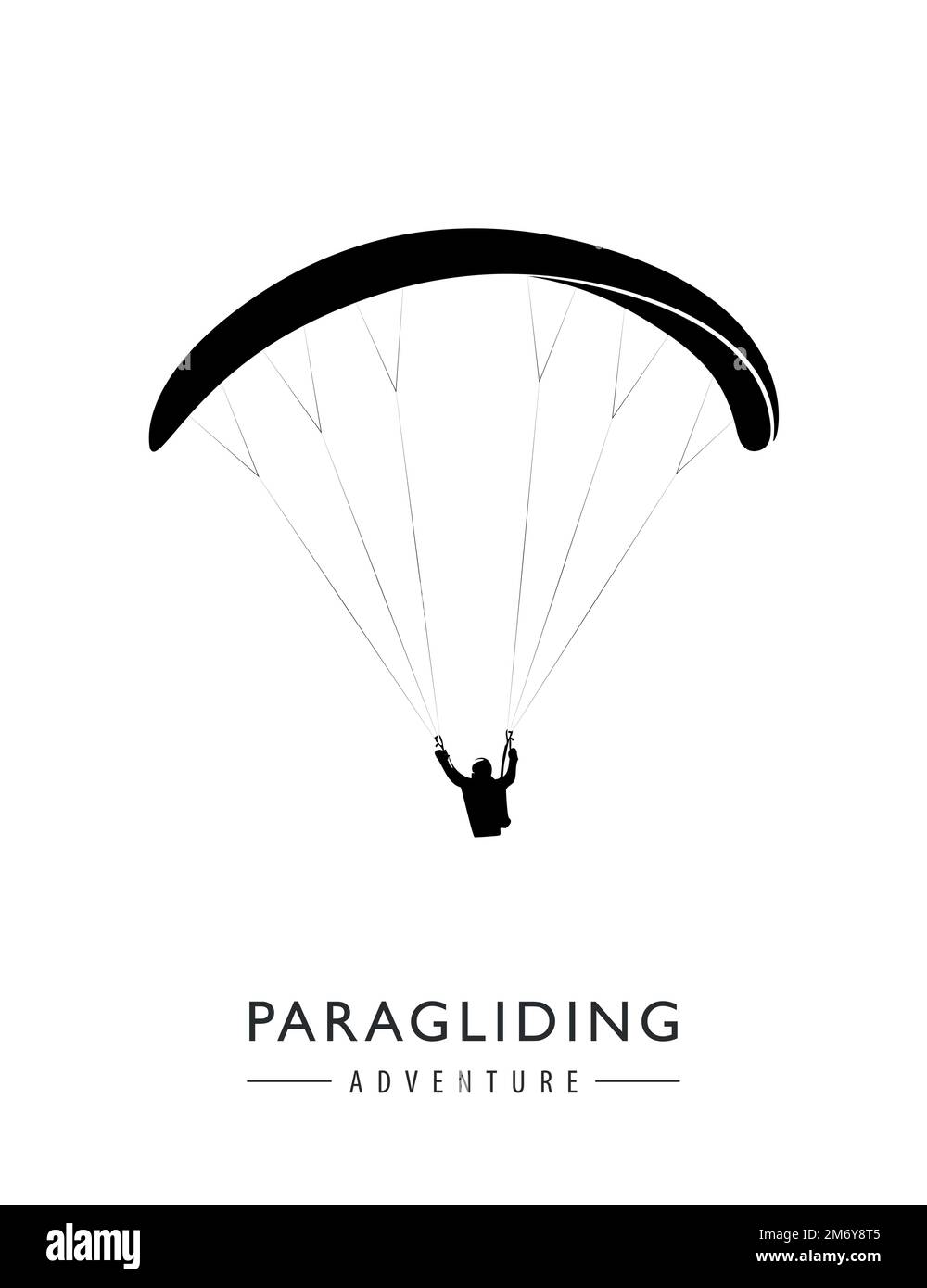 Paraglider Stock Vector Images - Alamy