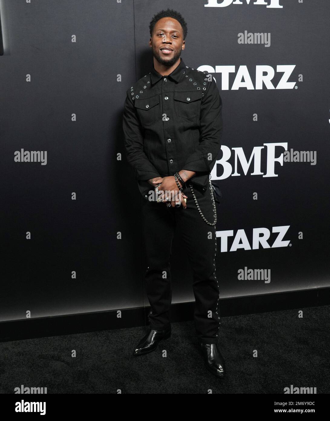 Los Angeles, USA. 05th Jan, 2023. Tre Rogers arrives at the Starz "BMF" Season 2 Premiere held ...