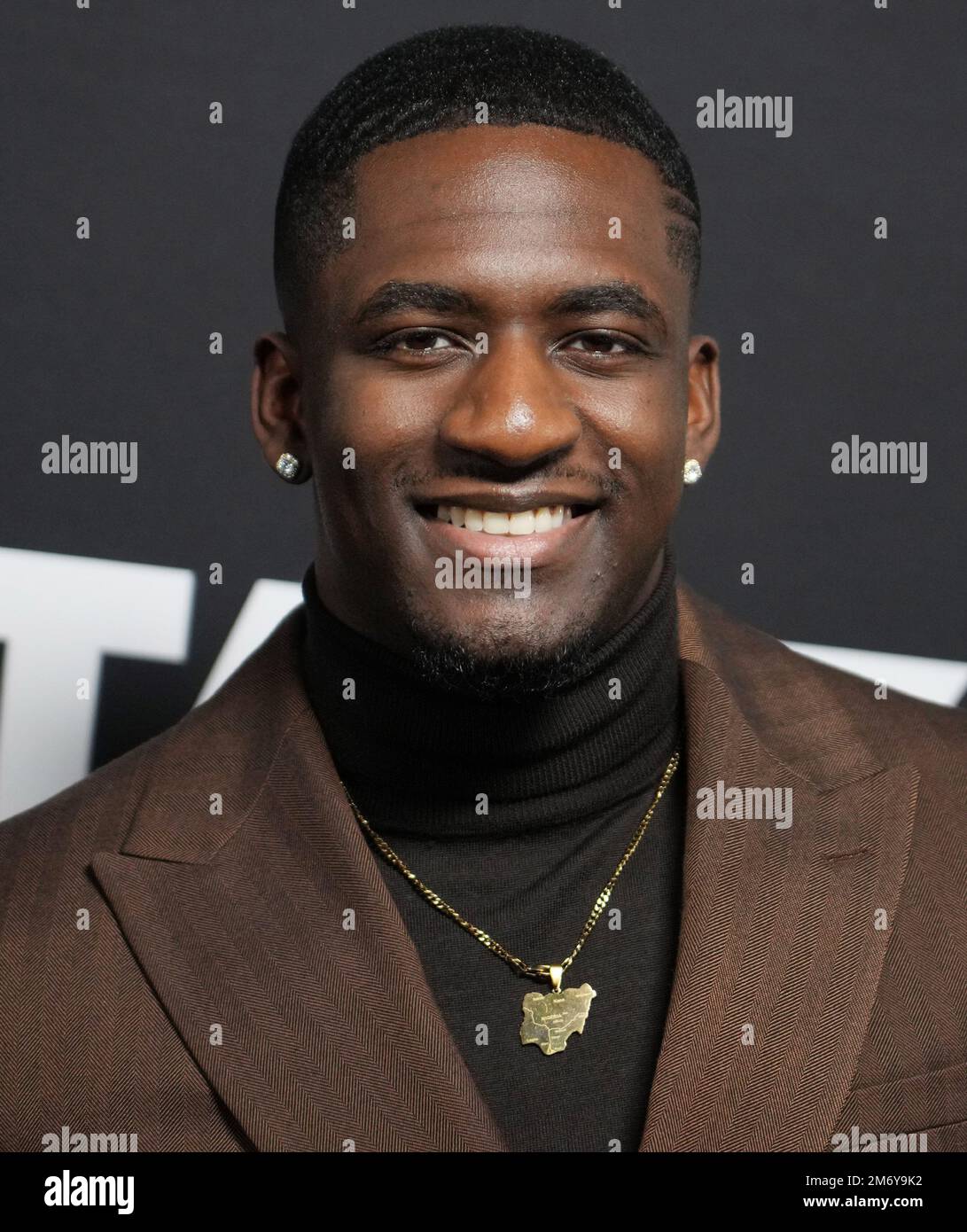 Los Angeles, USA. 05th Jan, 2023. Shalom C. Obiago arrives at the Starz ...