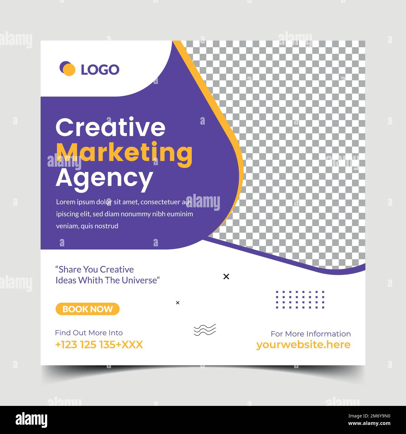 Digital marketing agency social media post design and web banner ...