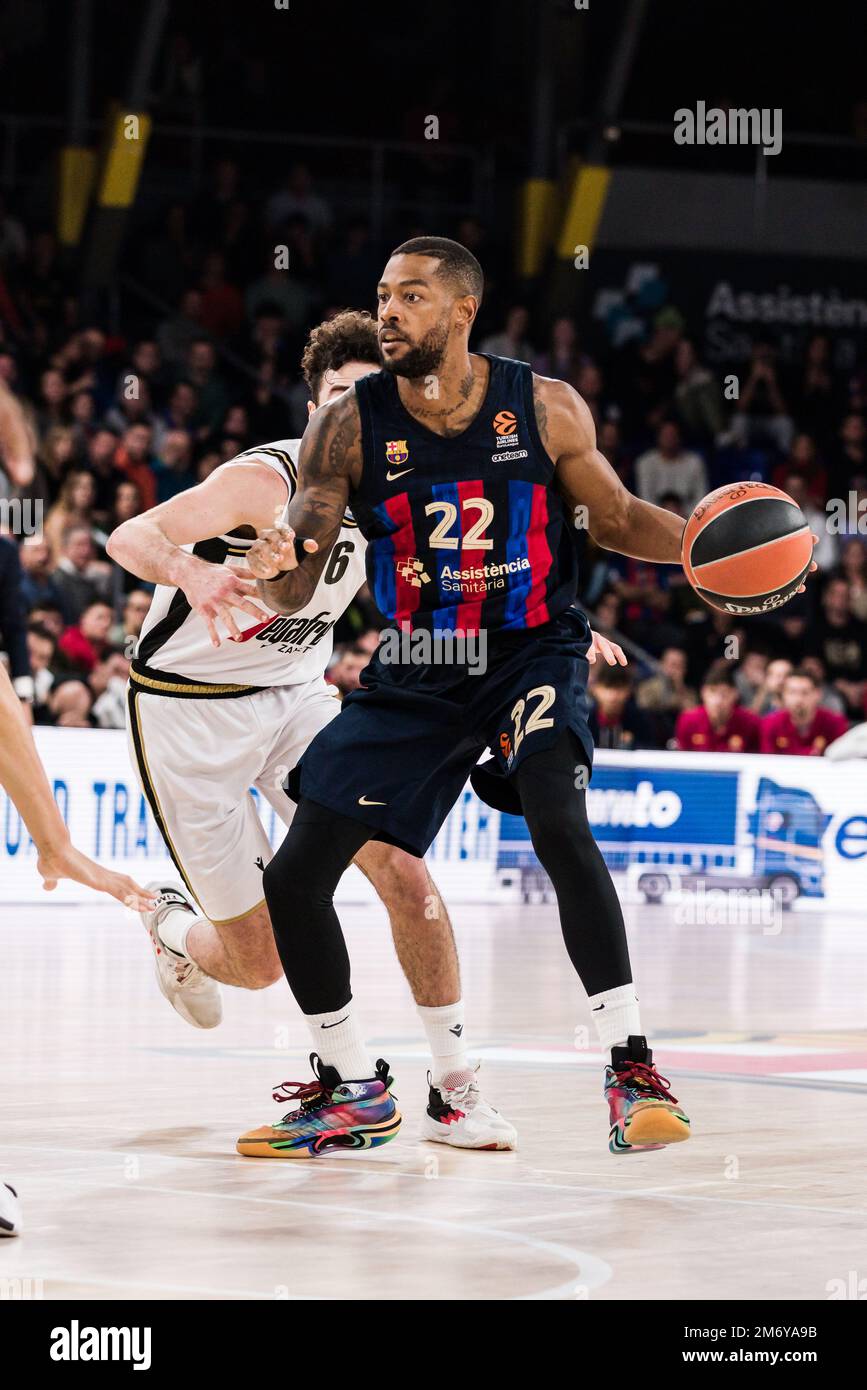 Barcelona, Spain - 05/01/2023, Cory Higgins of FC Barcelona during the ...