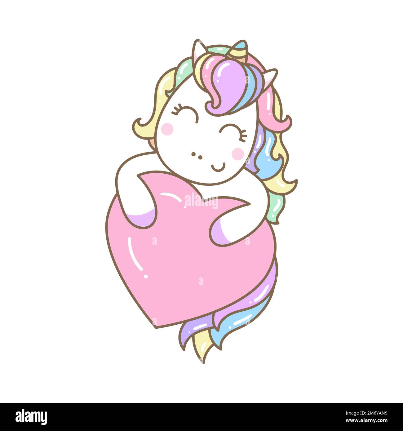 Cute doodle drawing heart Stock Vector Images - Alamy