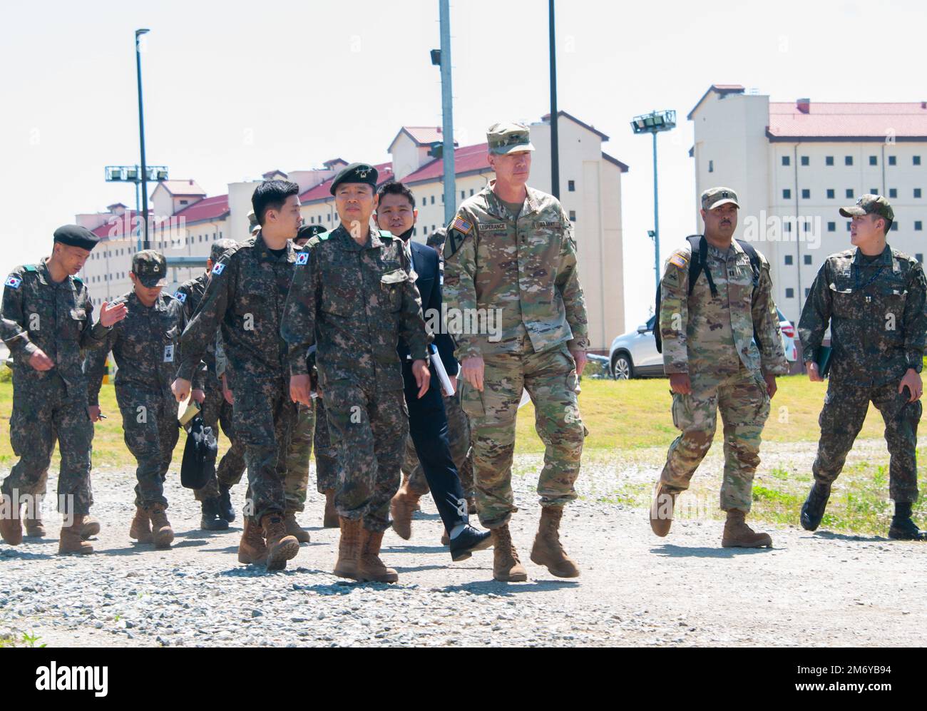 Lt. Gen. Gangsoo Heo, the commanding general of the Republic of Korea ...