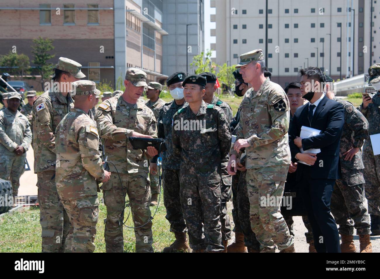 Lt. Gen. Gangsoo Heo, the commanding general of the Republic of Korea ...