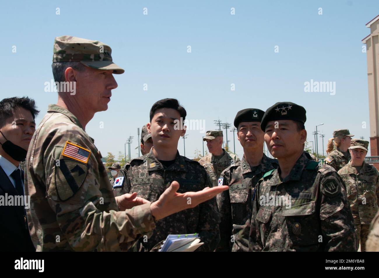 Lt. Gen. Gangsoo Heo, the commanding general of the Republic of Korea ...