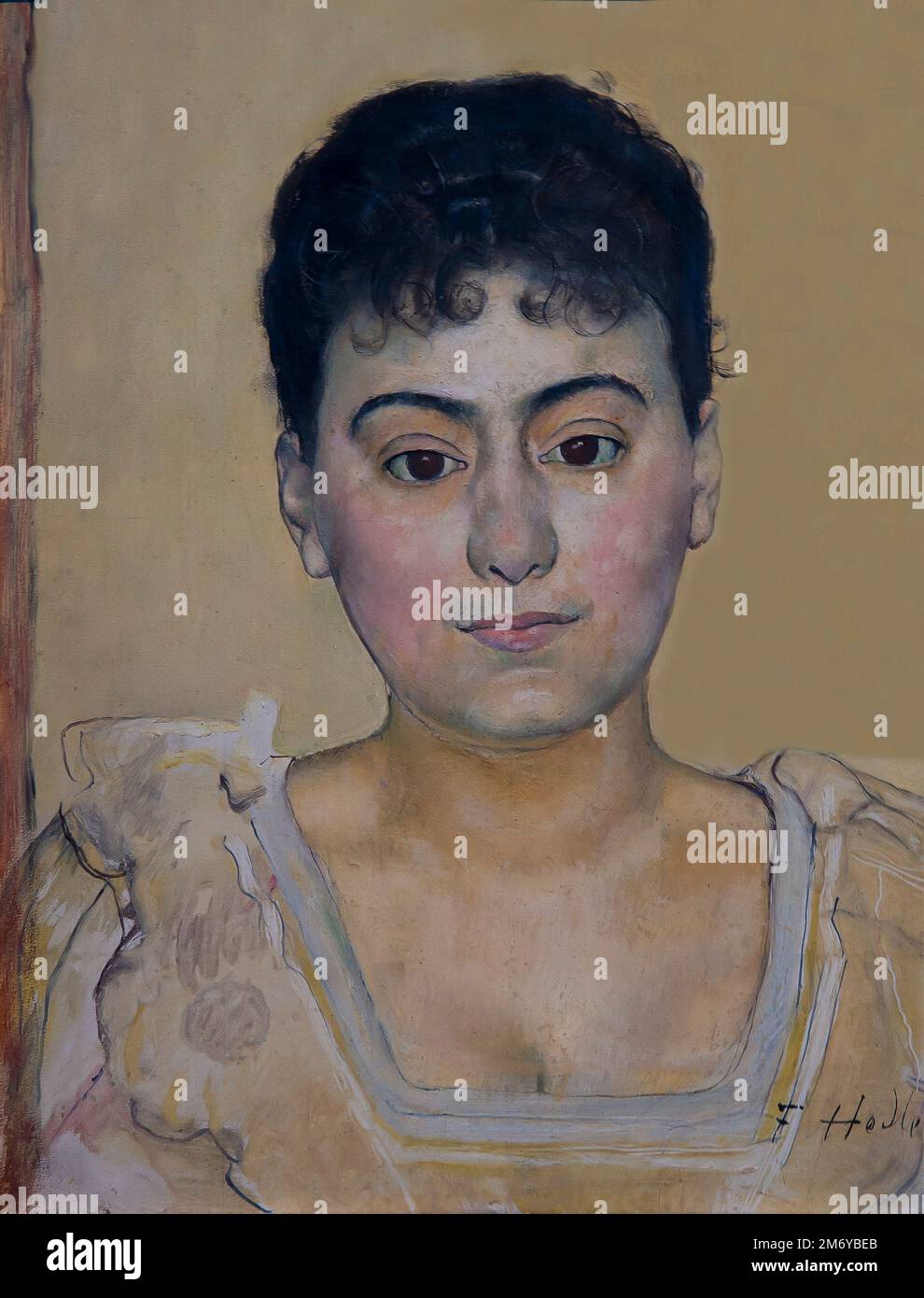Portrait of Madame de R., Ferdinand Hodler, 1893, Galerie Neue Meister ...