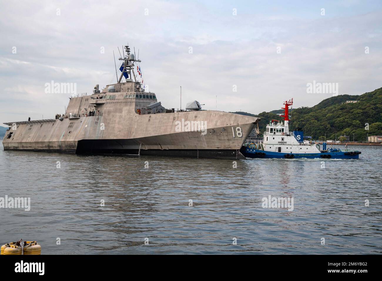 The Independence variant littoral combat ship USS Charleston (LCS 18 ...