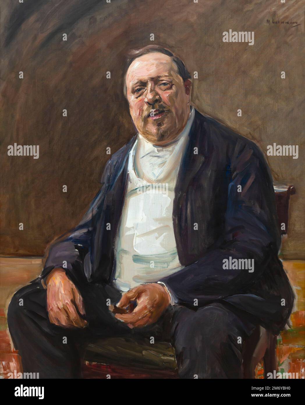 Portrait of Alfred von Berger, Max Liebermann, 1905, Galerie Neue ...