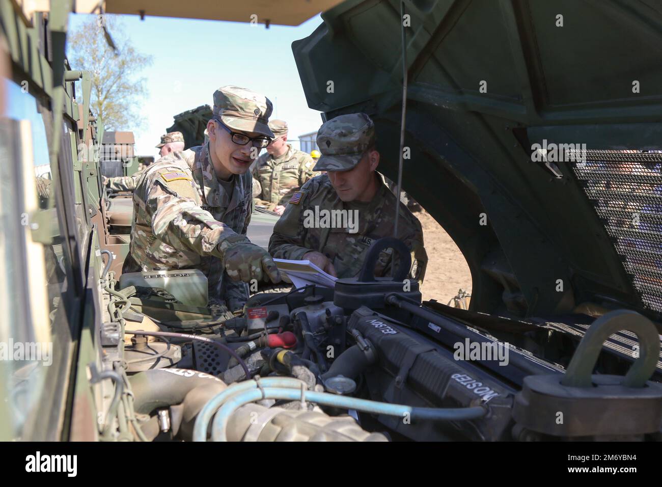 Soldiers with 1st Battalion, 109th Field Artillery Regiment, 55th ...