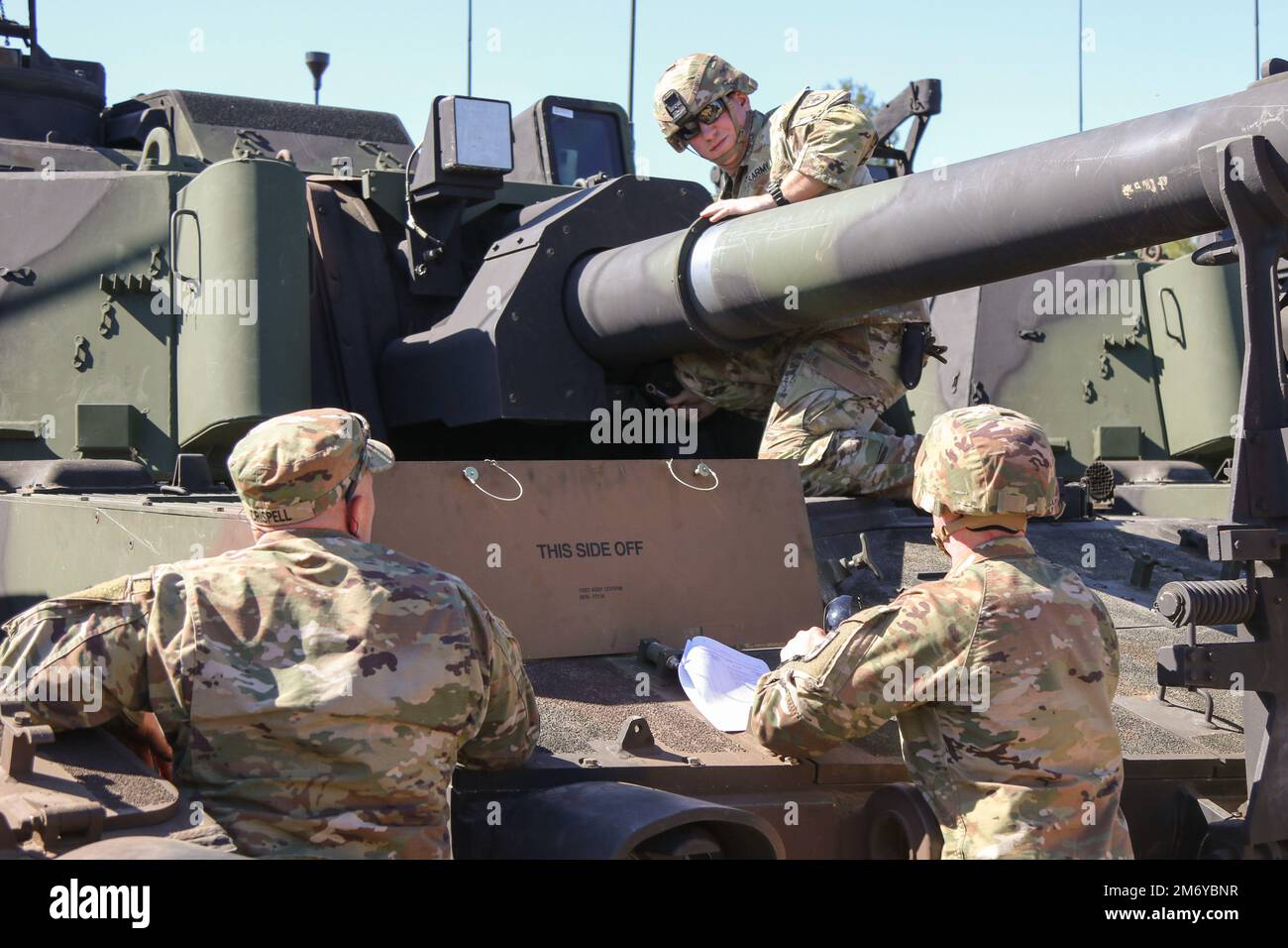 Soldiers with 1st Battalion, 109th Field Artillery Regiment, 55th ...