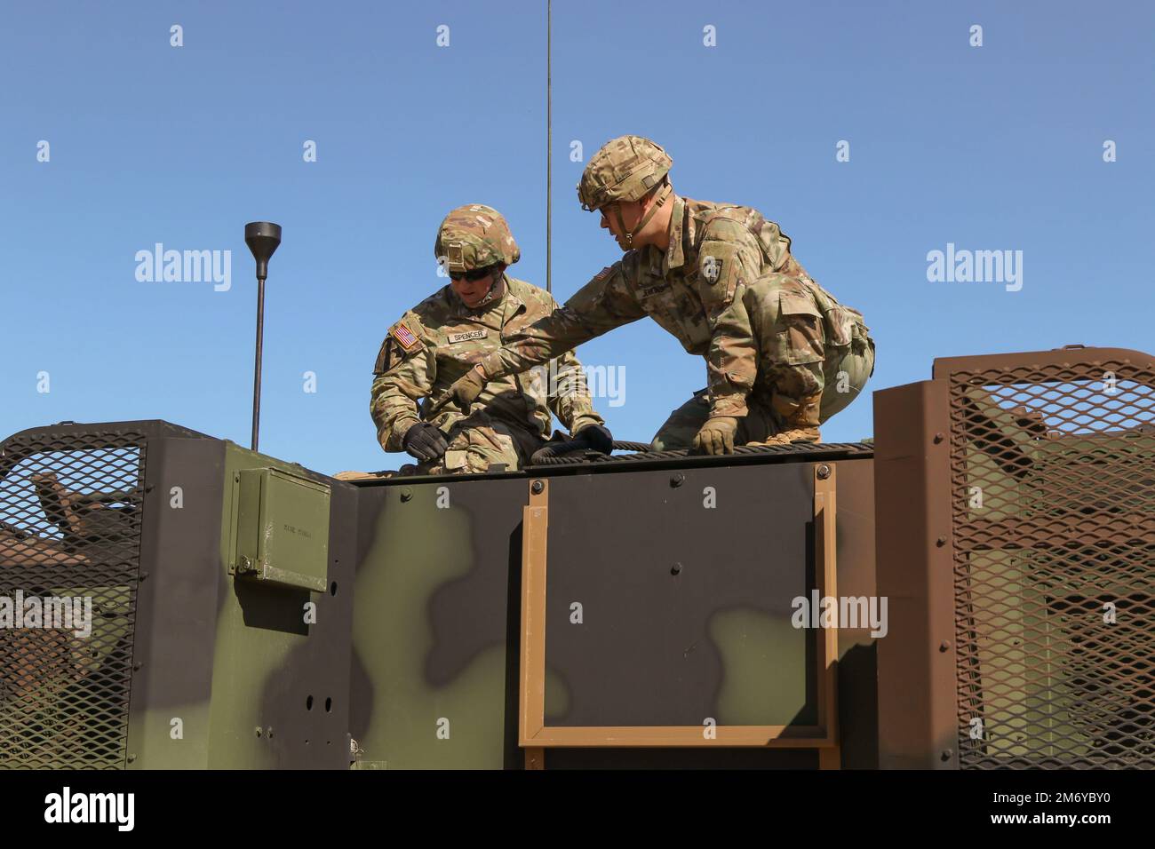 Soldiers with 1st Battalion, 109th Field Artillery Regiment, 55th ...