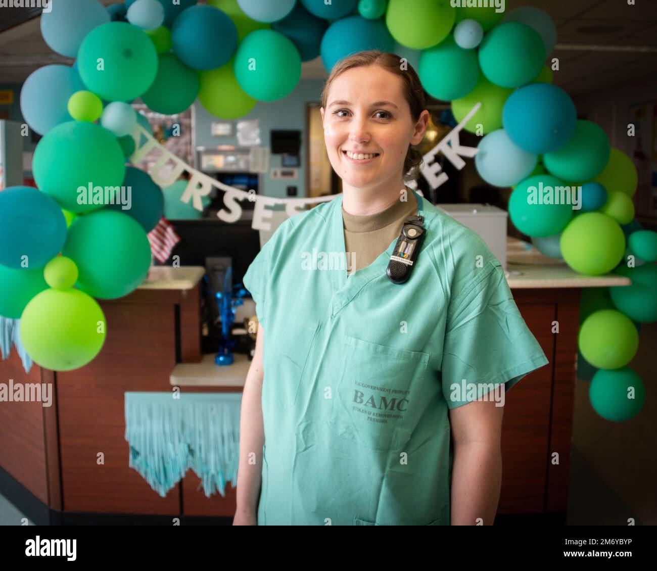 U.S. Air Force 1st Lt. Andrea Cusack is a staff nurse at Brooke Army ...