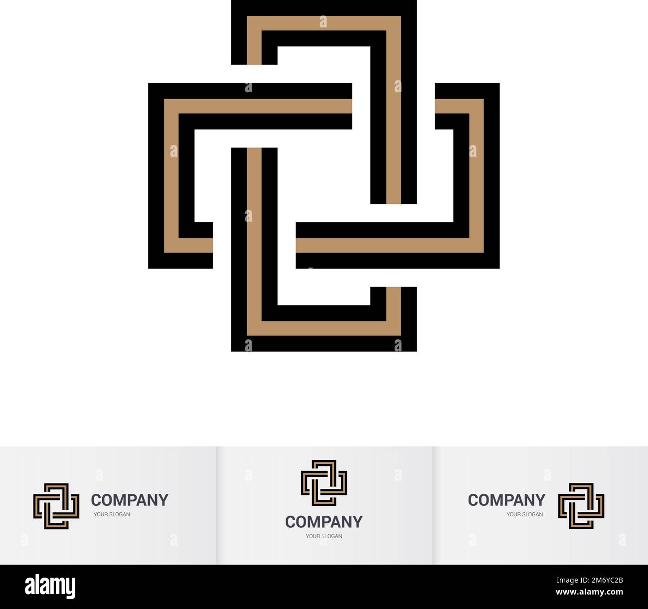 Complex Geometric Contemporary Element. Logo Design Template for ...