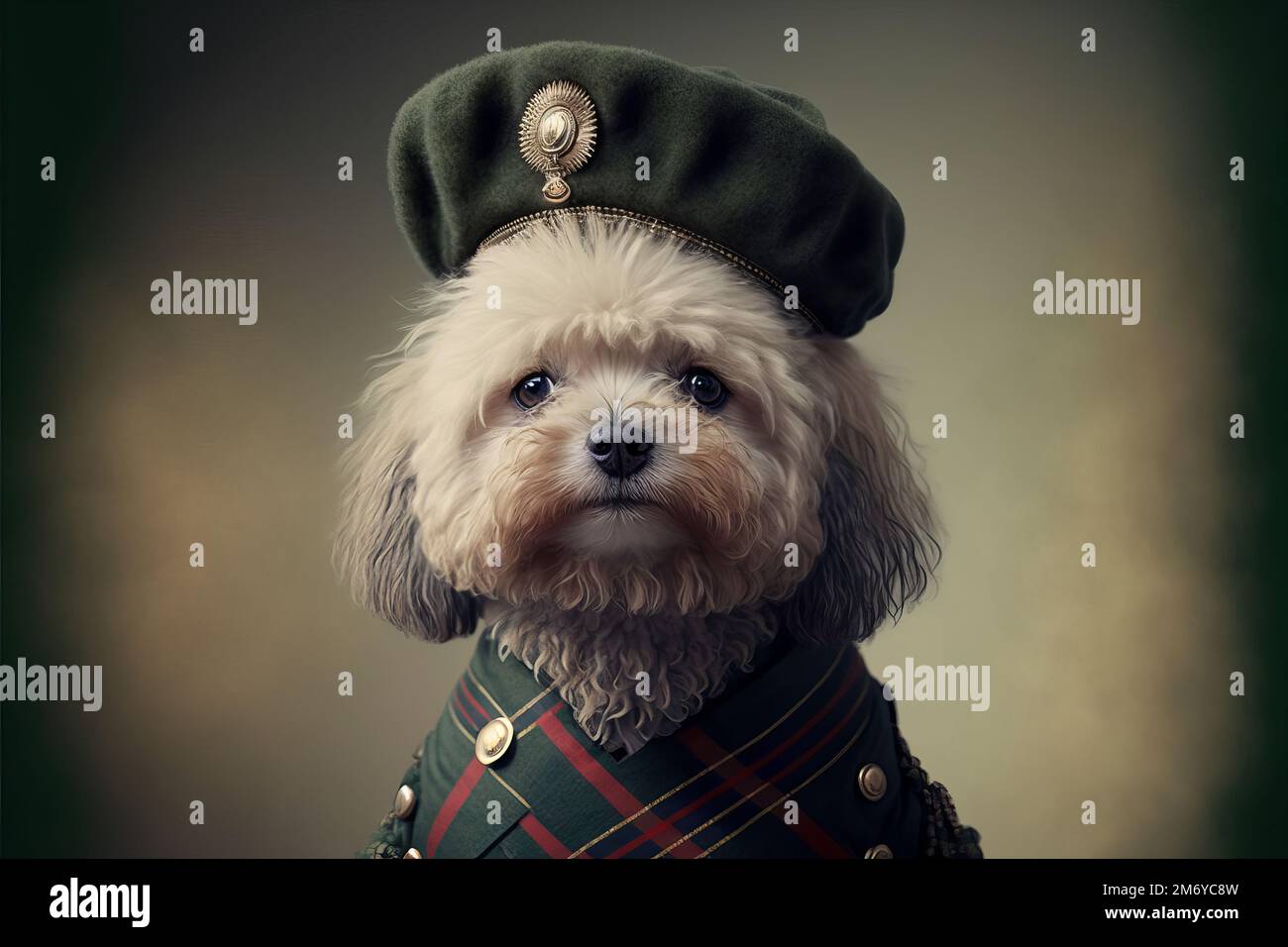 Dog dressed as soldier hi-res stock photography and images - Alamy