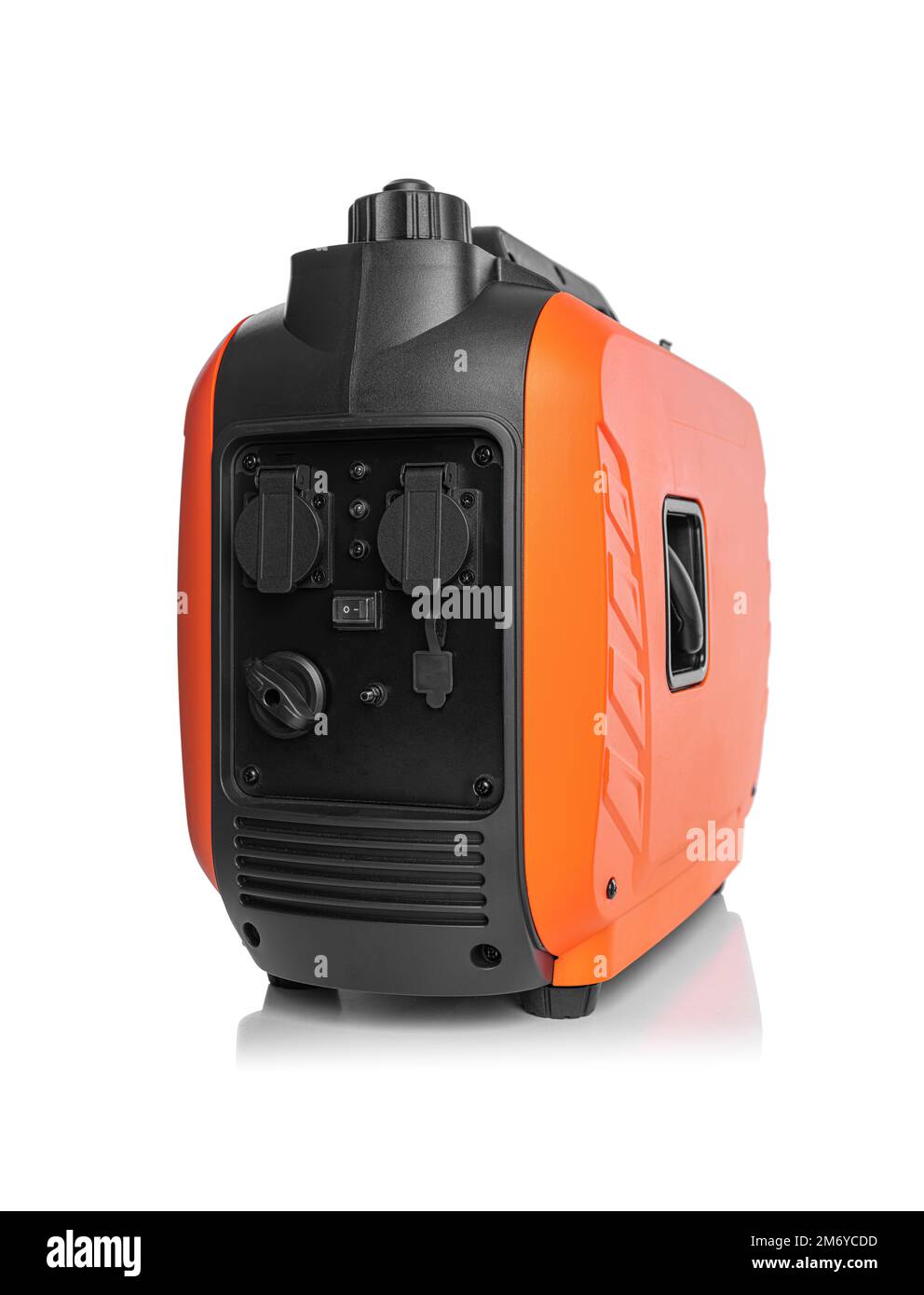 Inverter gasoline generator isolated on white background Stock Photo ...