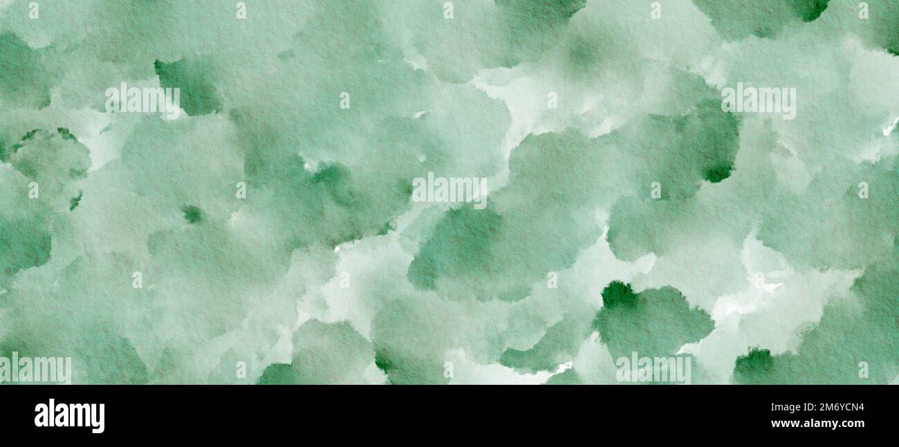Emerald Watercolor Paint Stain Background Rectangle, Abstract Paper ...