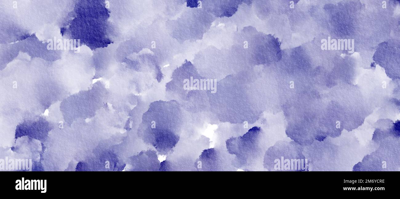 Very Peri Watercolor Paint Stain Background Rectangle, Abstract Paper ...