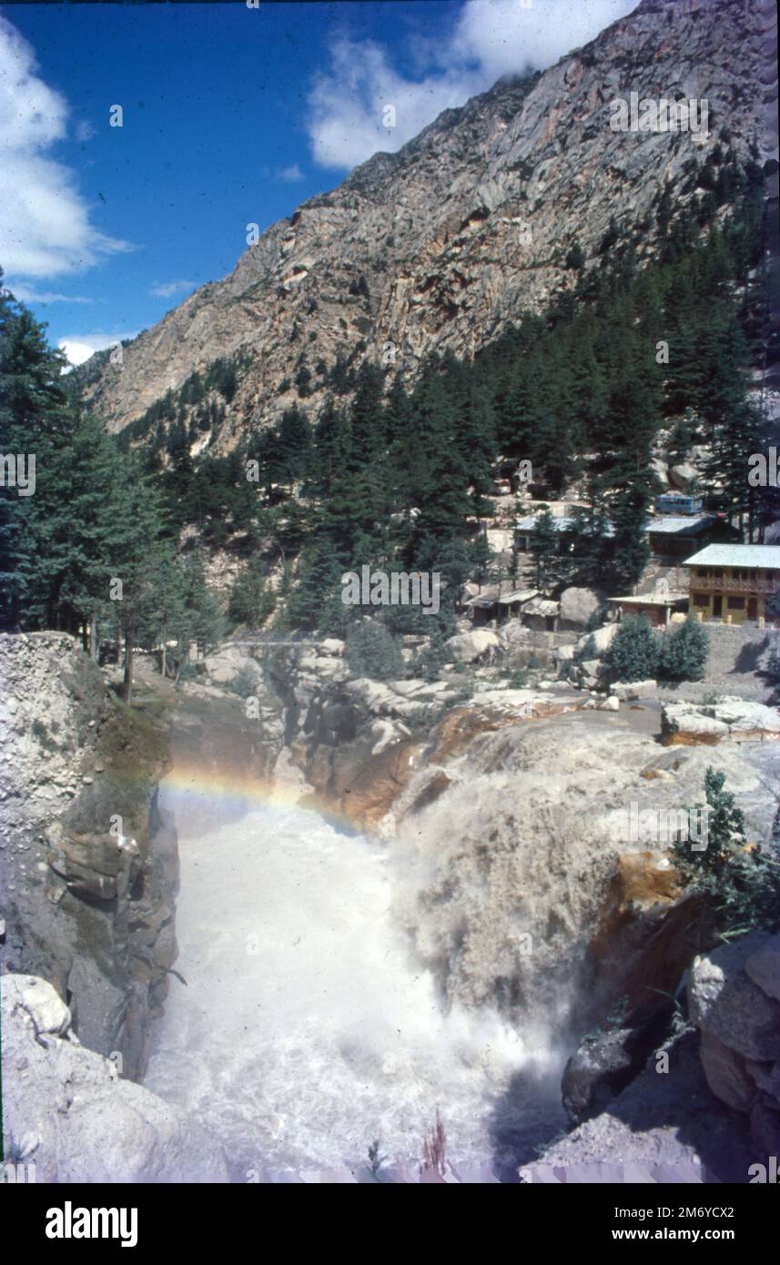 The actual origin of the river is at Gaumukh in the Gangotri glacier ...