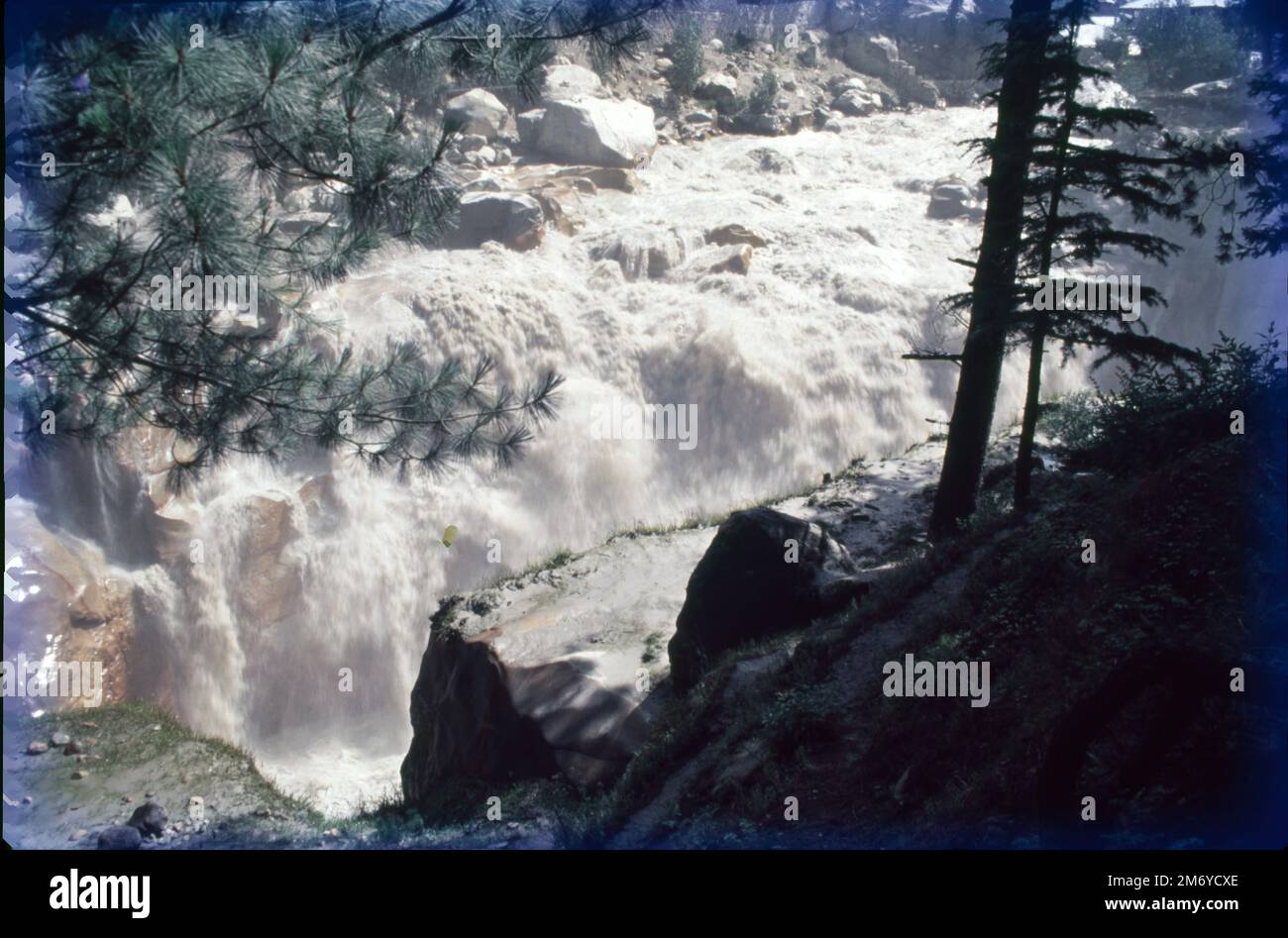 The actual origin of the river is at Gaumukh in the Gangotri glacier ...