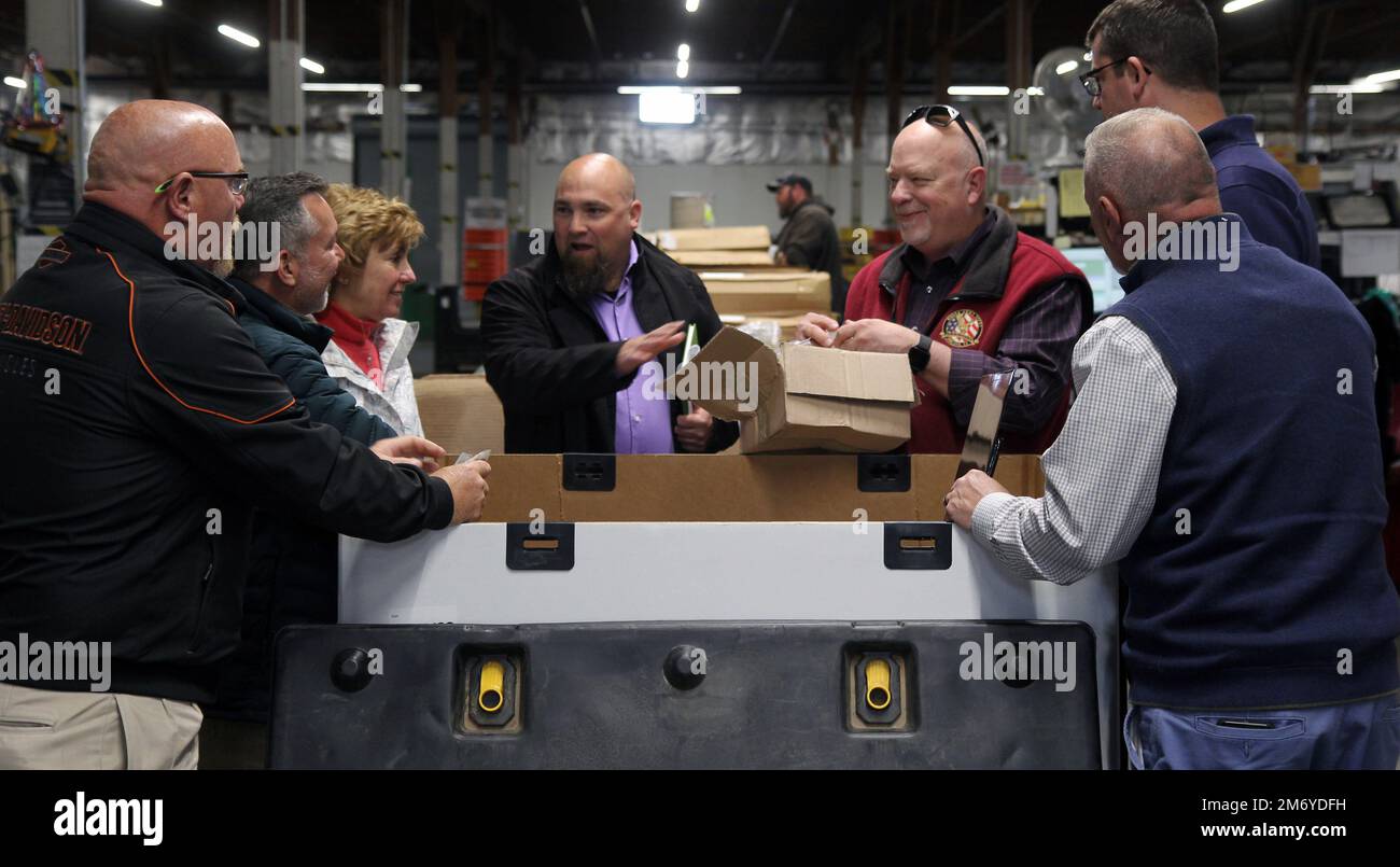 Jason Tong, Sierra Army Depot supply support activity director and Don ...