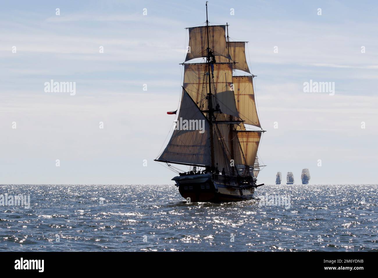 Czech replica brig, Turku race start, 2017 Stock Photo - Alamy