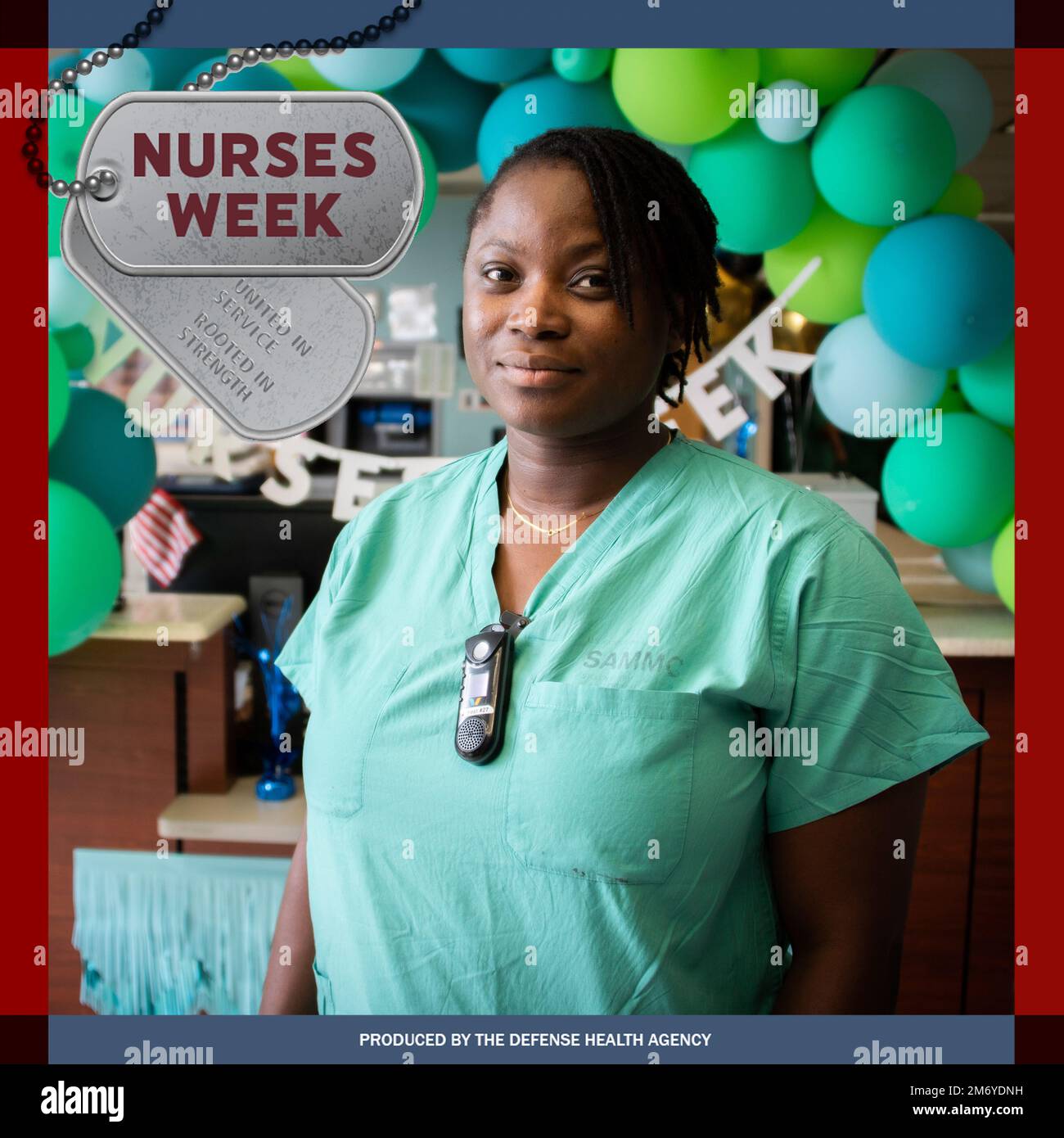 U.S. Army Lt. Temitope Charles is a staff nurse at Brooke Army Medical ...