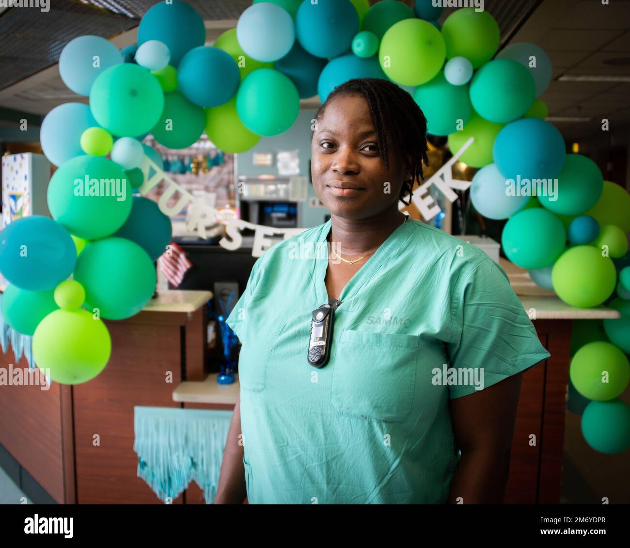 U.S. Army Lt. Temitope Charles is a staff nurse at Brooke Army Medical ...