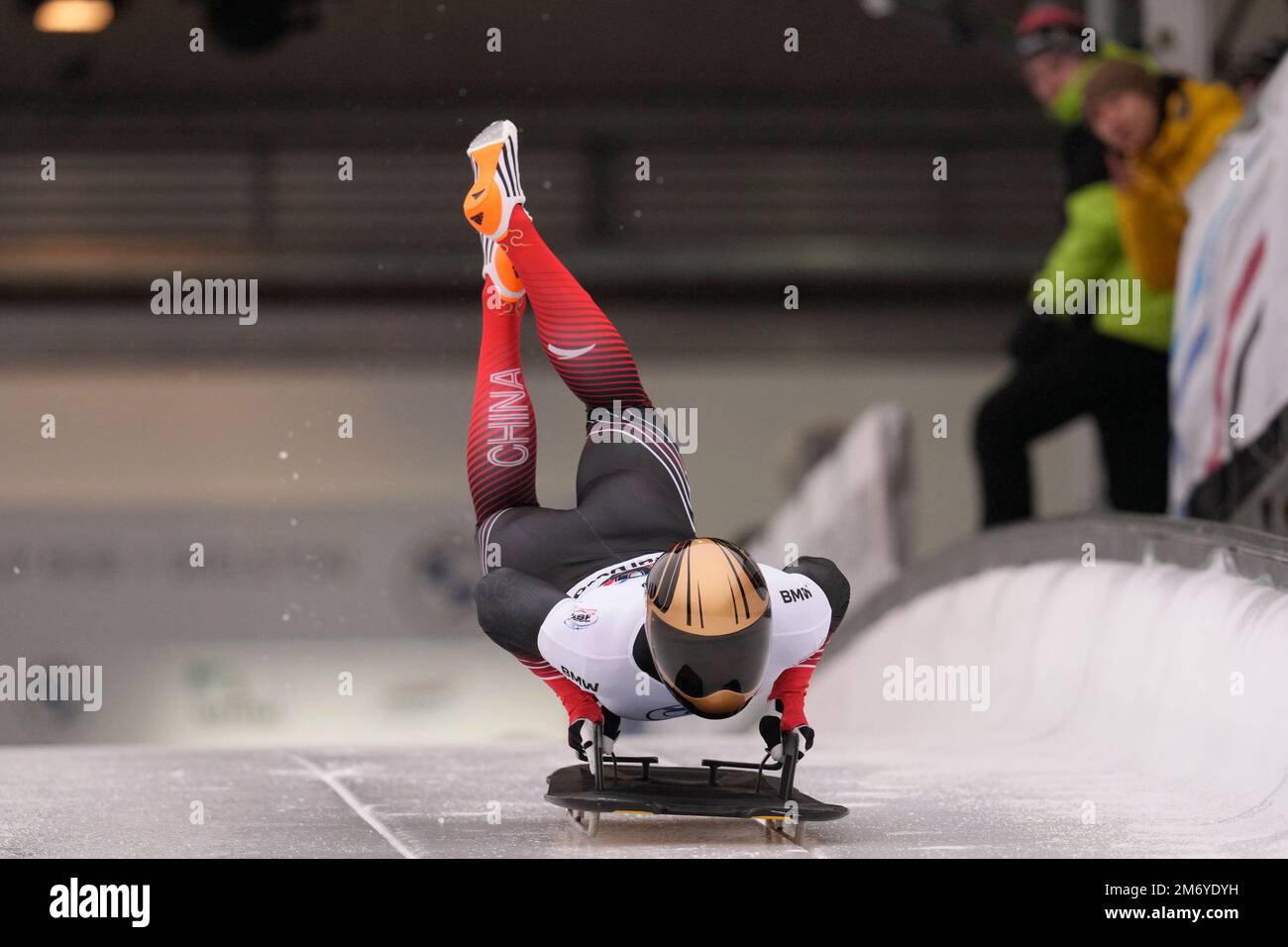 WINTERBERG, GERMANY - JANUARY 6: Wenhao Chen of China compete in the ...