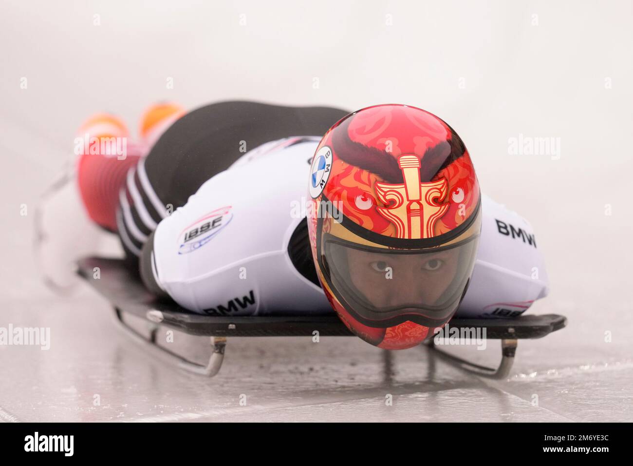 WINTERBERG, GERMANY - JANUARY 6: Zheng Yin of China compete in the Men ...
