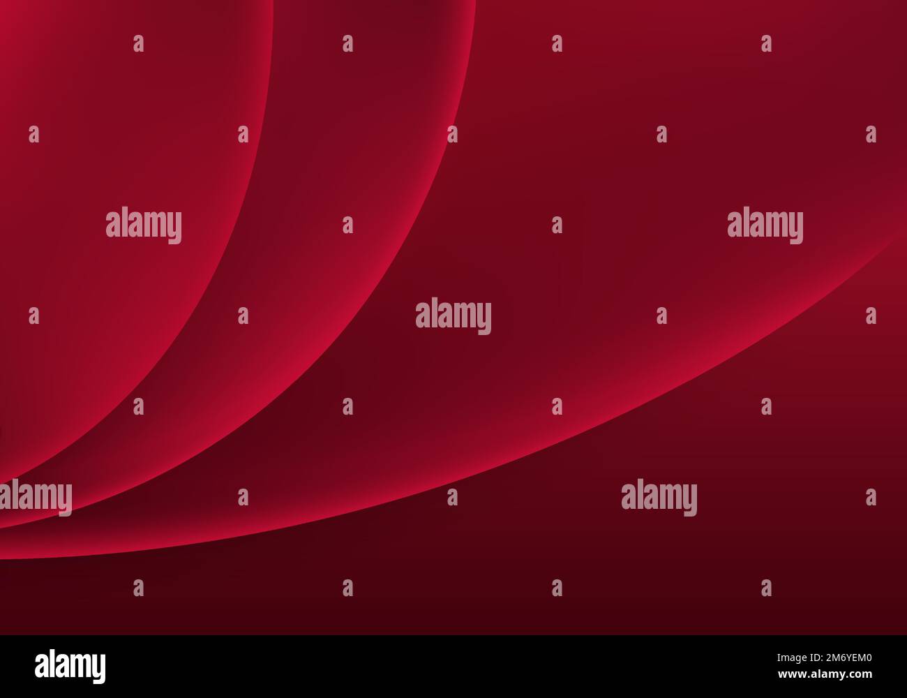 Abstract Curved Shapes Overlapping Paper Style Red Background And Texture You Can Use For