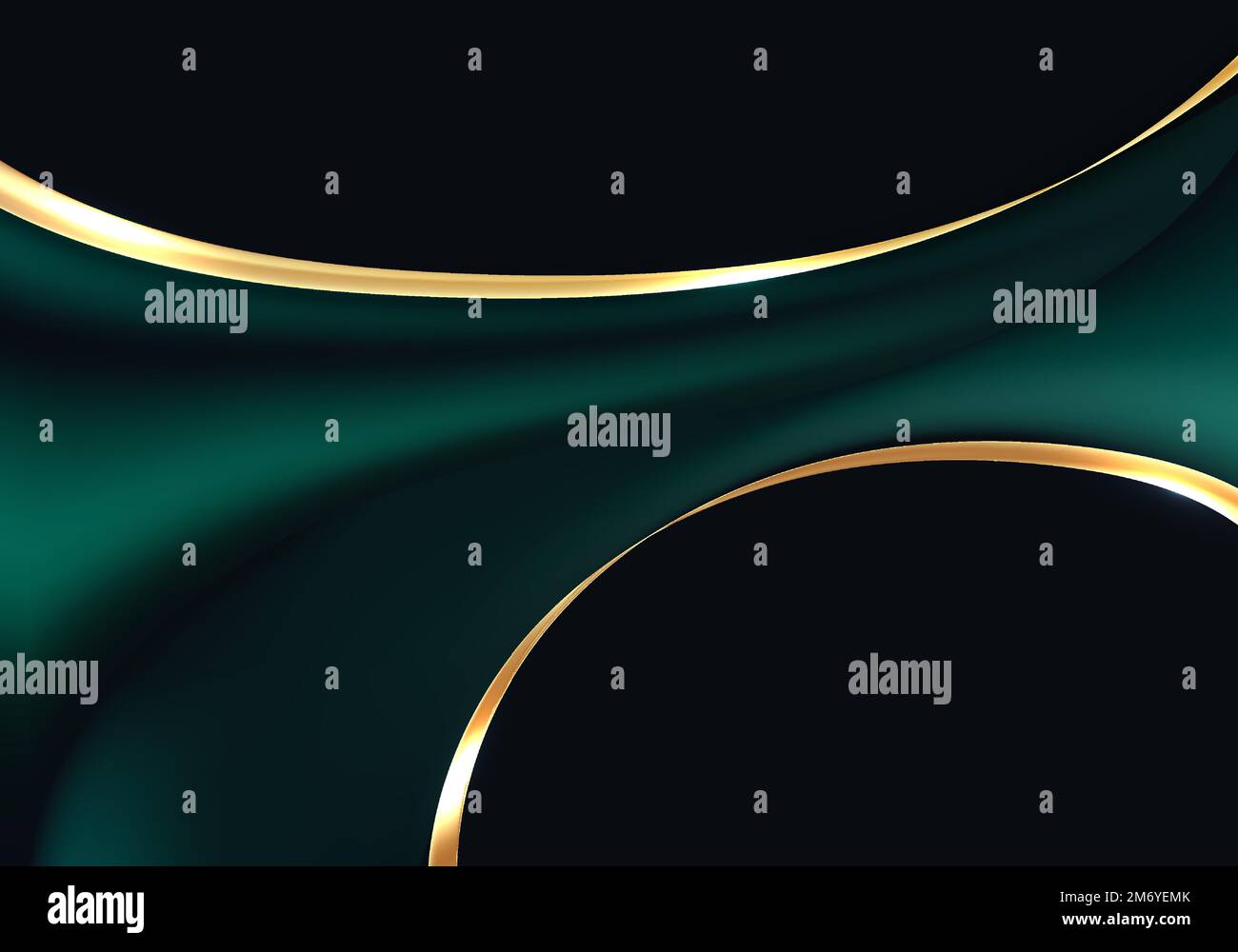 Abstract 3D liquid or fluid green emerald metallic color with lighting ... Abstract 3D liquid or fluid green emerald metallic color with lighting ...