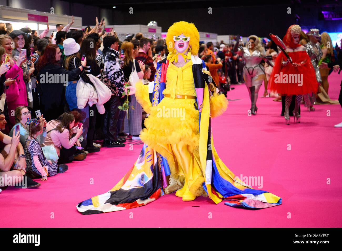 London, UK. 6 January 2022. Ginny Lemon during the ‘Queens’ Walk’ at ...