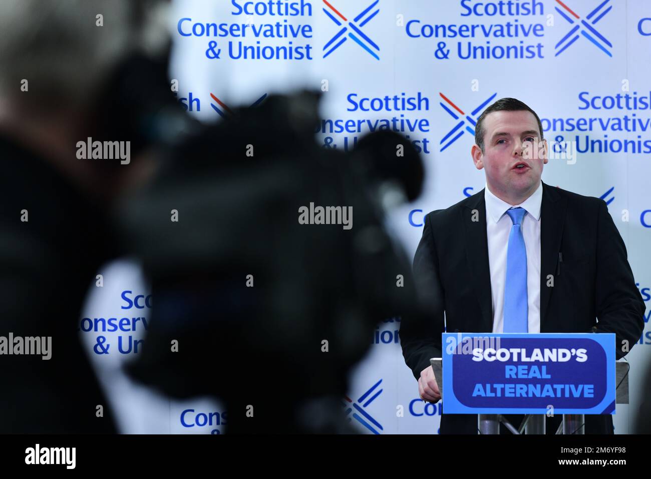 Edinburgh Scotland, UK 06 January 2023. Leader of the Scottish ...