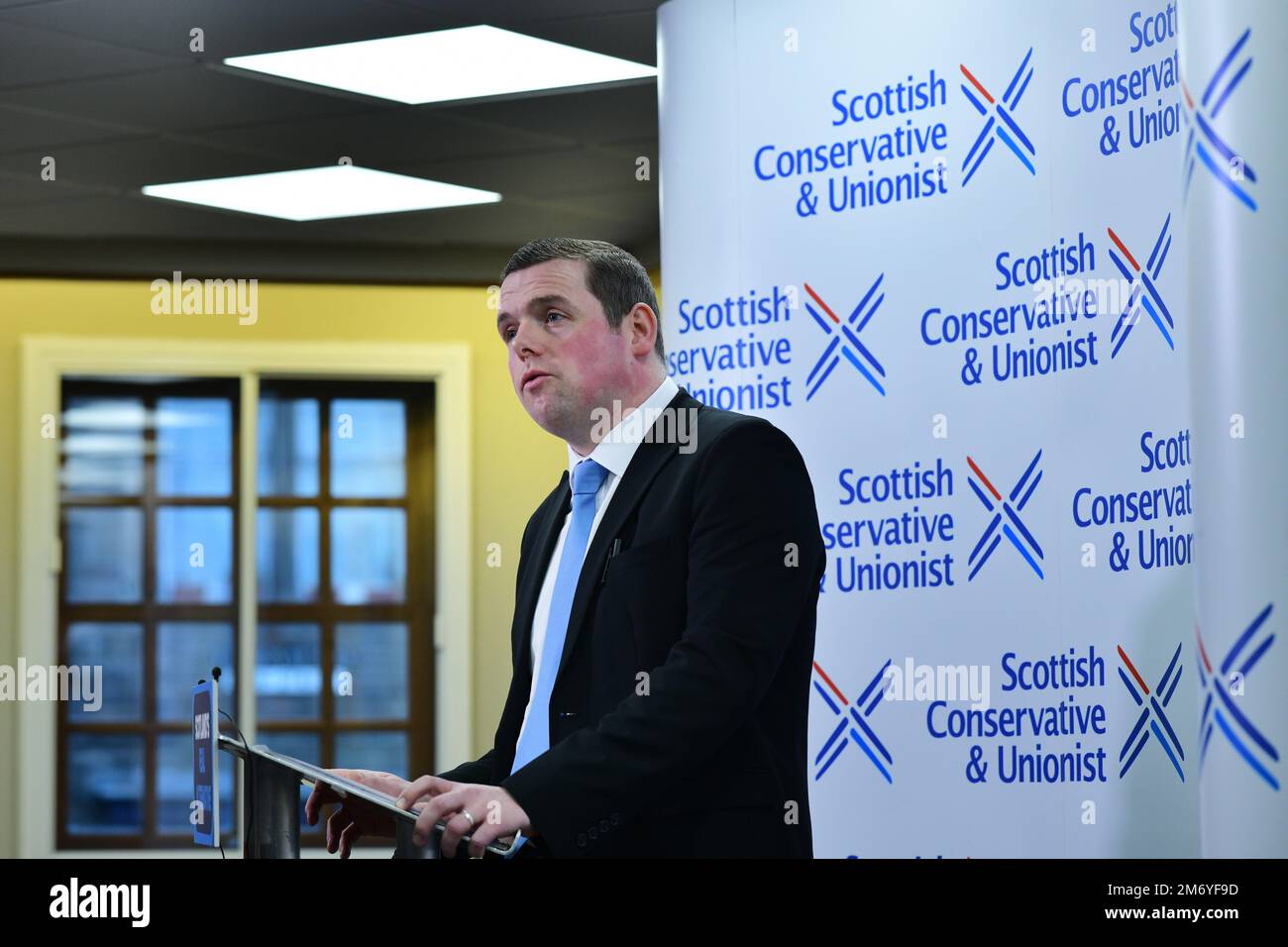 Edinburgh Scotland, UK 06 January 2023. Leader of the Scottish ...