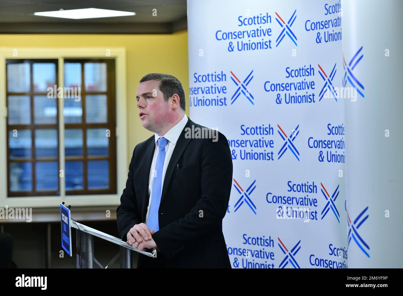 Edinburgh Scotland, UK 06 January 2023. Leader of the Scottish ...