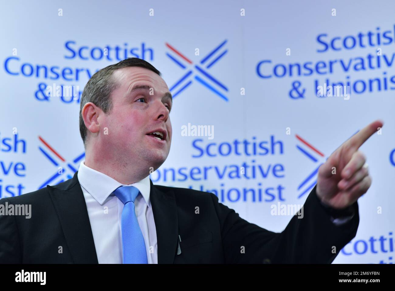 Edinburgh Scotland, UK 06 January 2023. Leader of the Scottish ...