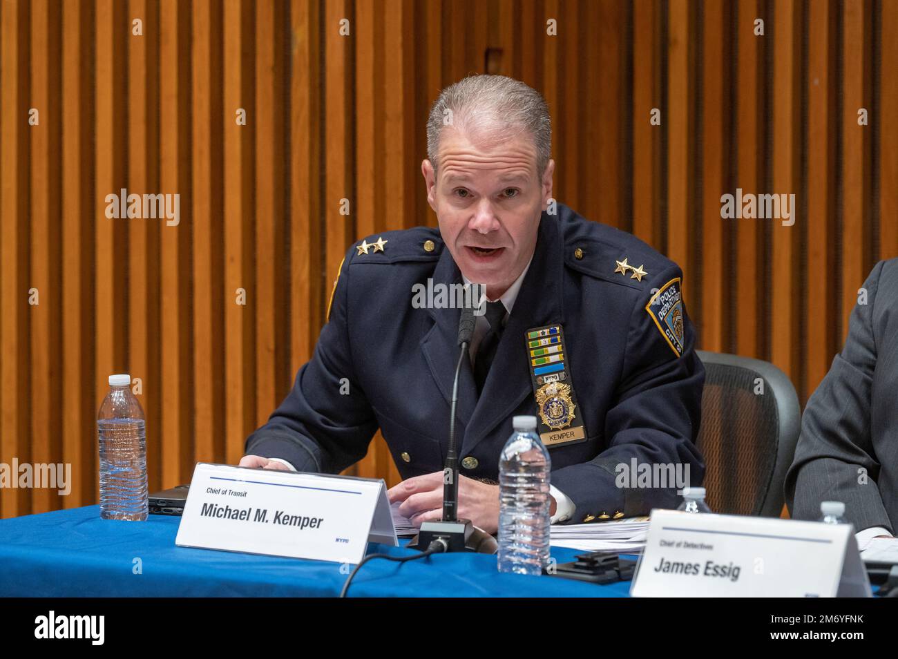New York, United States. 05th Jan, 2023. NYPD Chief of Transit Michael ...
